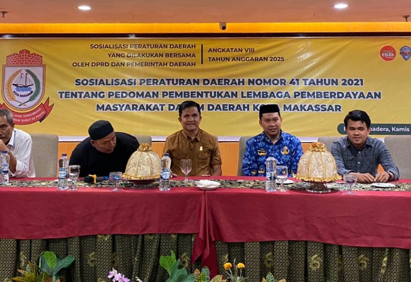 Arifin Majid Sosialisasikan Perda Pembentukan LPM Makassar - Majesty.co.id
