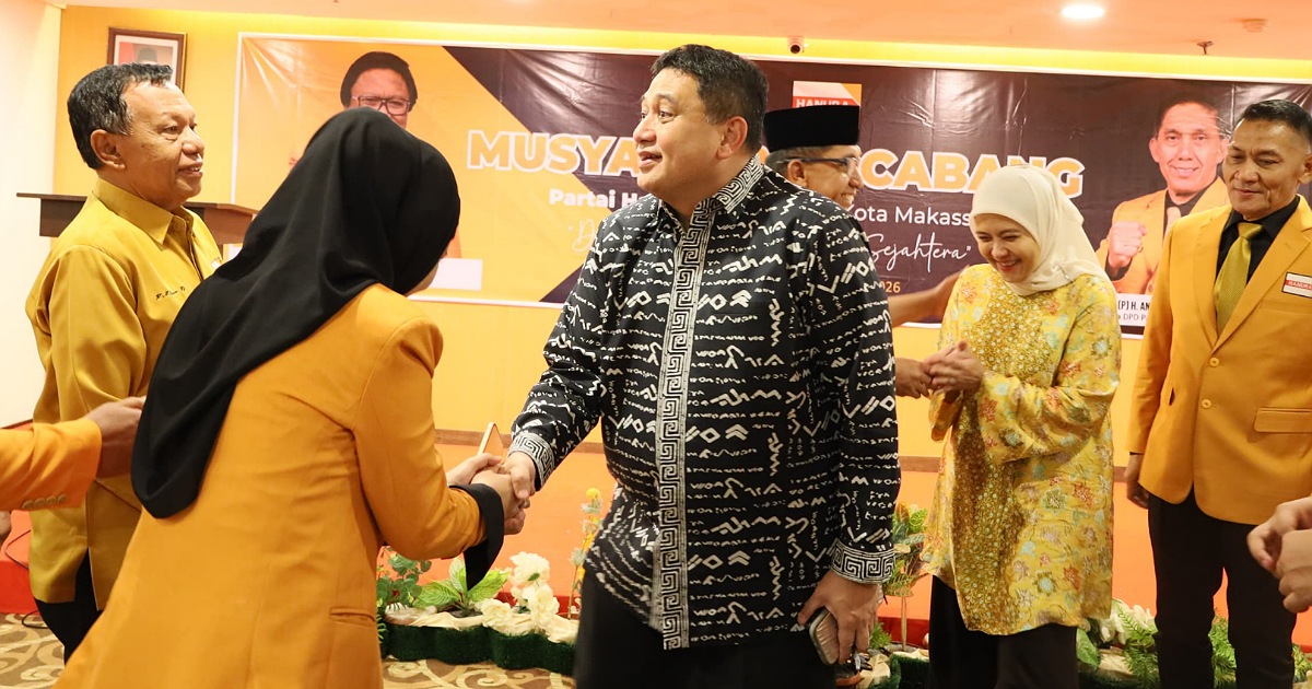 Appi-Aliyah Kompak Hadiri Muscab Hanura Makassar - Majesty.co.id