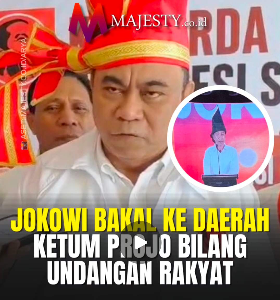 Konten TikTok: Jokowi bakal Blusukan ke Daerah, Ketum Projo Bilang ...